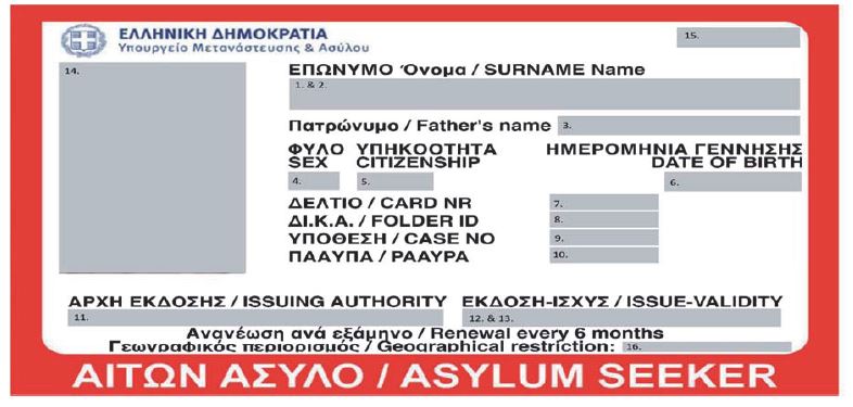 Registration - Asylum seeker’s smart cards - Refugee.info Greece